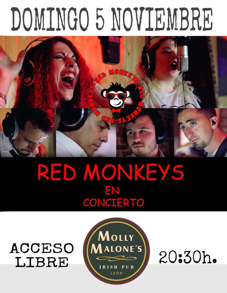 Red Monkeys. Concierto en el Molly Malone's. León - León Cultural