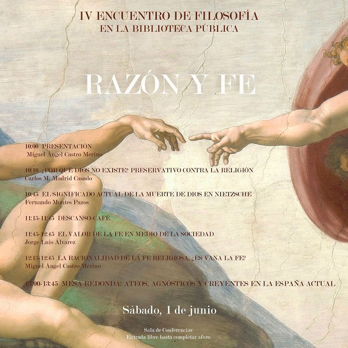 IV encuentro de filosofia 'razón y fe' Biblioteca pública de León ...
