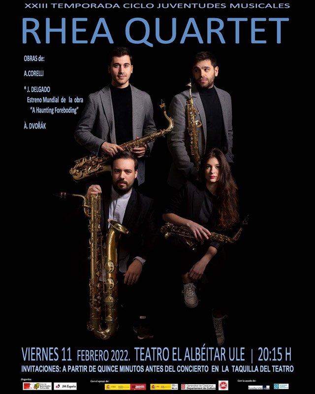 Rhea Quartet. Cuarteto de saxofones en El Albéitar. - León Cultural