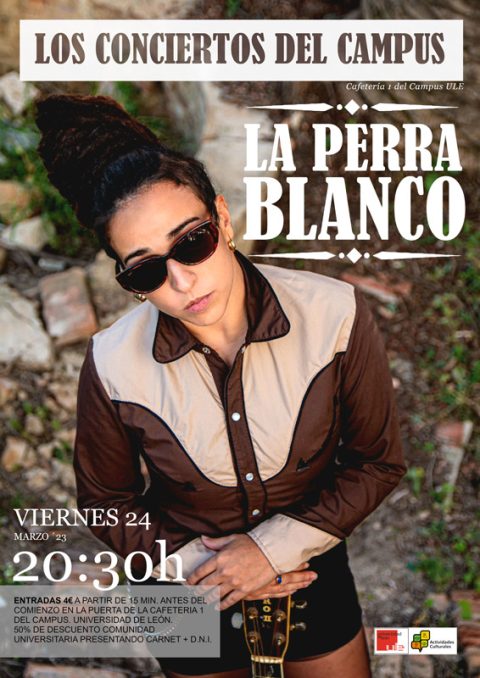La perra blanco trío en concierto. Cafetería Campus 1 ULE - León Cultural
