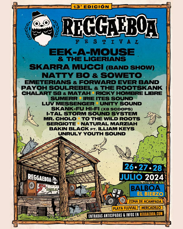 REGGAEBOA Festival. 13ª Edición. Balboa - León Cultural